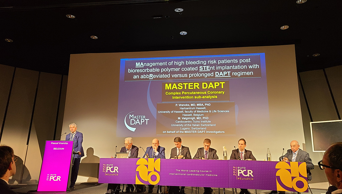 Shorter DAPT Sufficient Even in Complex HBR Patients: MASTER DAPT ...