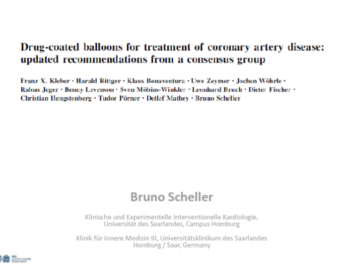 Drug-Coated Balloons for Treatment of Coronary Artery Disease: Updated ... Drug-Coated Balloons for Treatment of Coronary Artery Disease: Updated ...