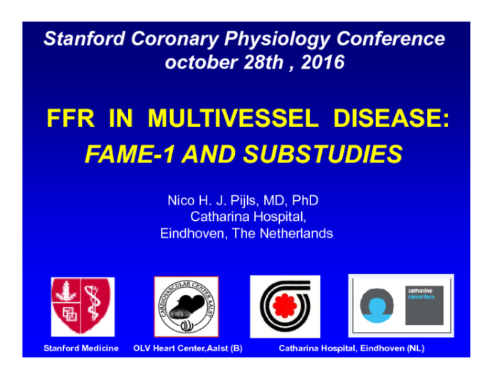 FFR in Multivessel Disease: FAME-1 and Substudies | tctmd.com