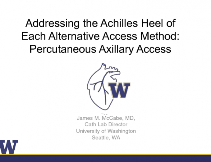 Addressing the Achilles Heel of Each Alternative Access Method | tctmd.com Addressing the Achilles Heel of Each Alternative Access Method | tctmd.com