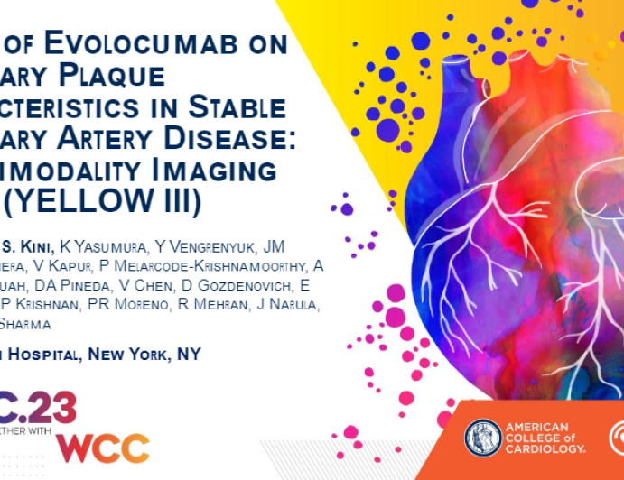 Effect of Evolocumab on Coronary Plaque Characteristics in Stable ...