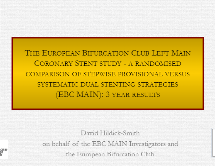 The European Bifurcation Club Left Main Coronary Stent study - a ...