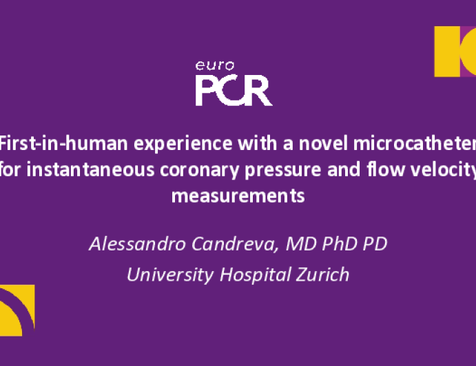 First-in-human experience with the PhysioCath coronary microcatheter ...