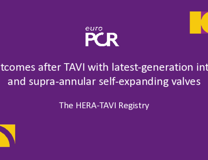 Outcomes after TAVI with latest-generation intra- and supra-annular ...